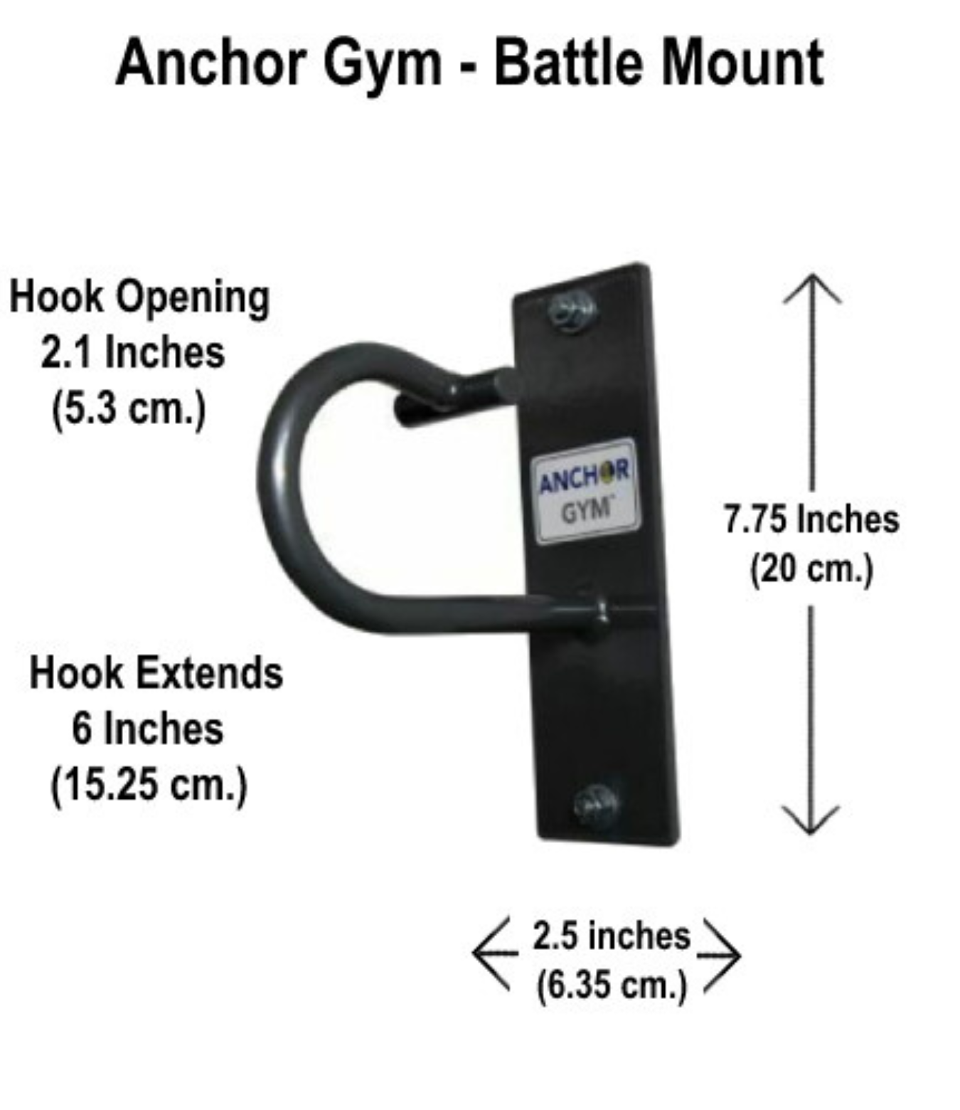 Anchor Gym Battle Rope Mount– Core Energy Fitness